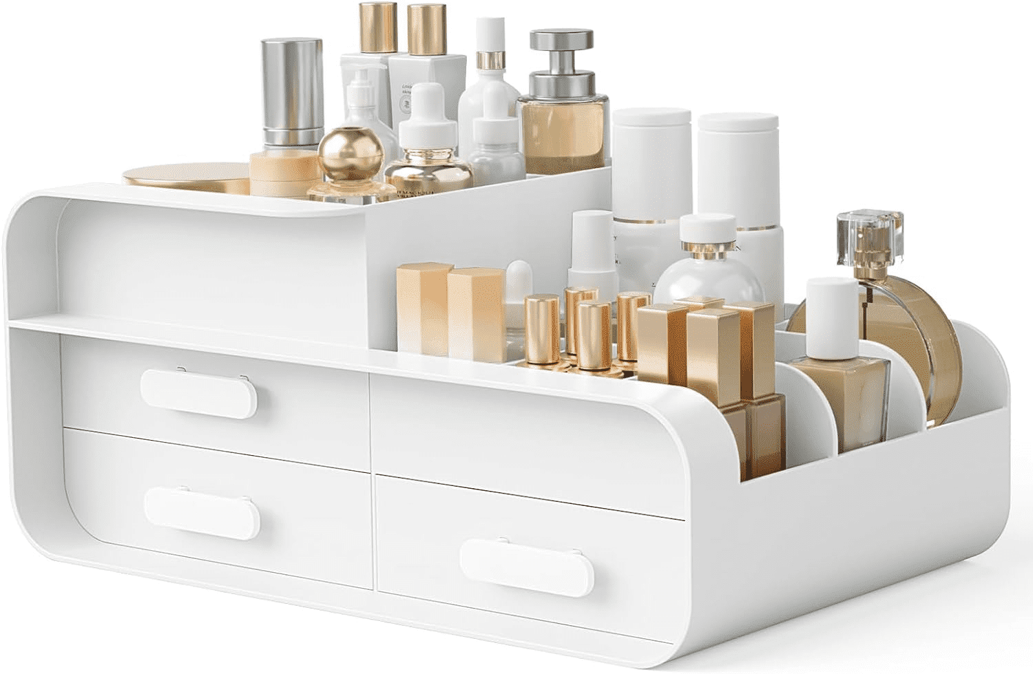 PandaTop Makeup Organiser, Large Countertop Vanity Cosmetic Stand ...