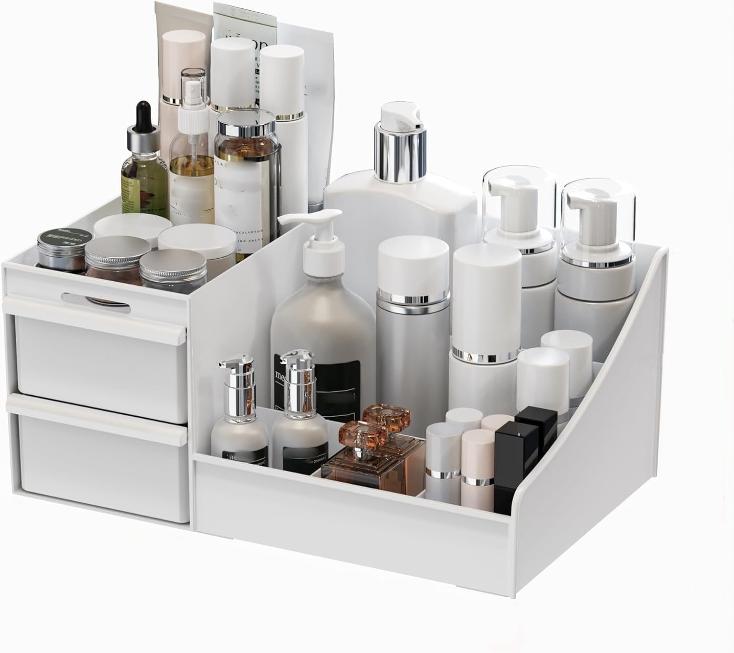 PandaTop Makeup Organizer with Drawers, Large Capacity Countertop ...