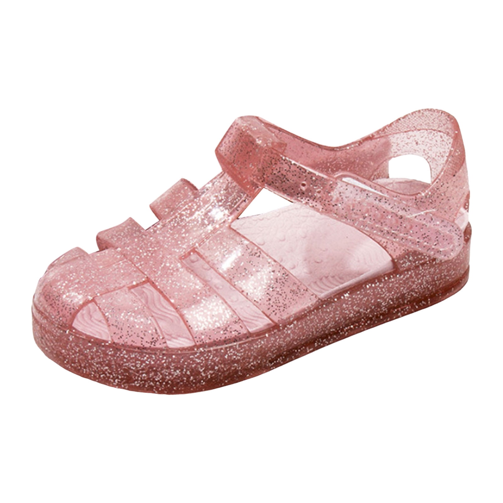 Pandaie Jelly Sandals for Girls Closed Toe Princess Summer Dress Shoes Fisherman Water Shoes ...