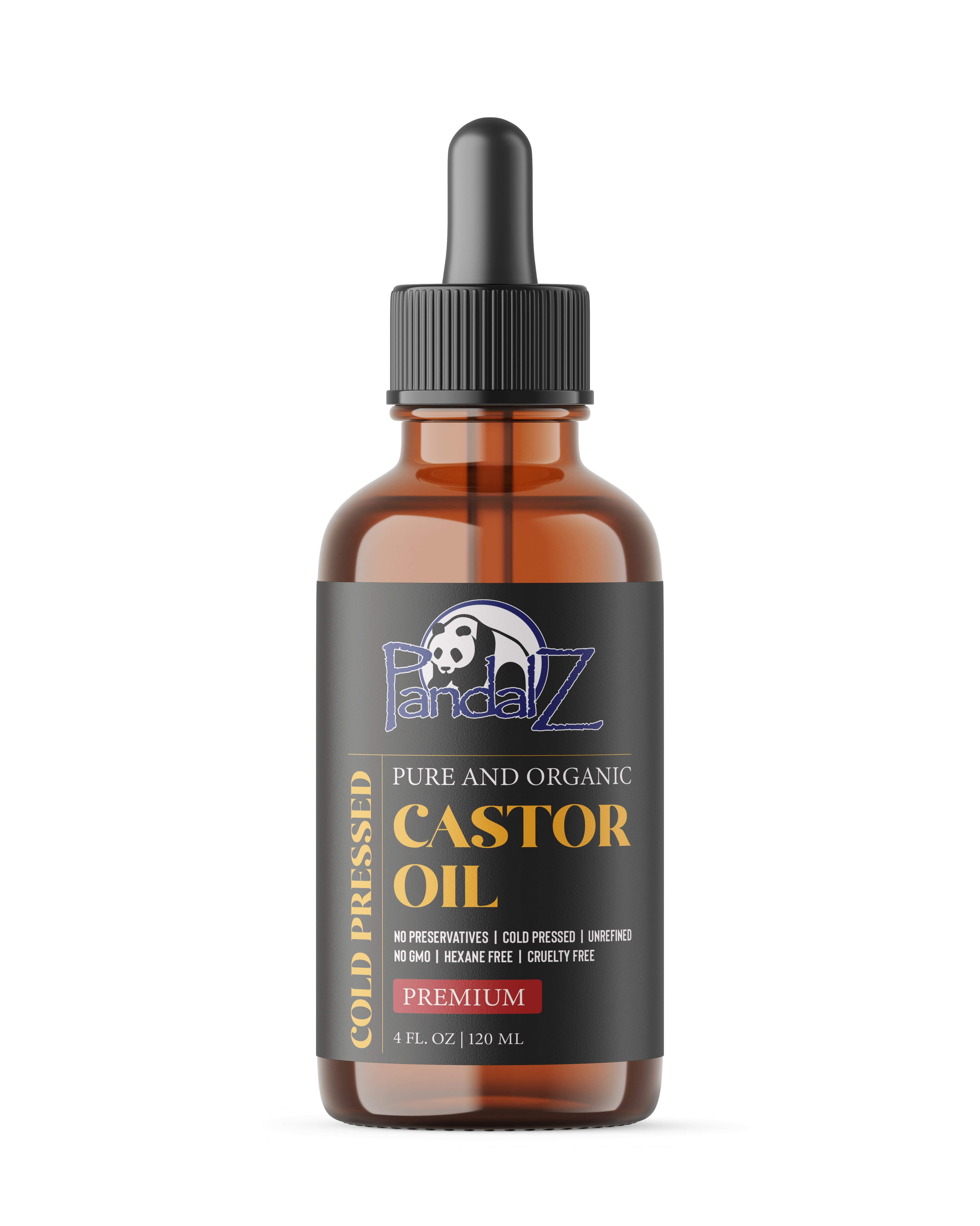 Pandalz Natural Castor Oil For Eyelashes Eyebrow And Eyelash Growth