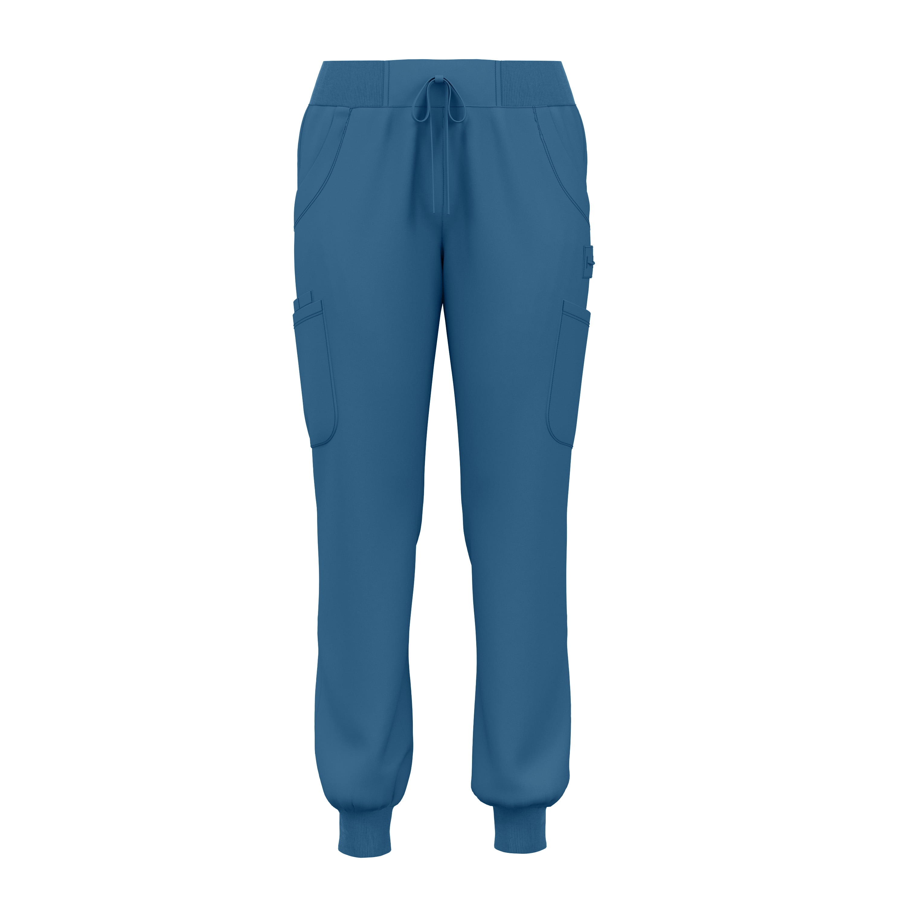 Pandamed Stretch Rib Scrubs Jogger Pants - Woman Nursing Scrubs ...