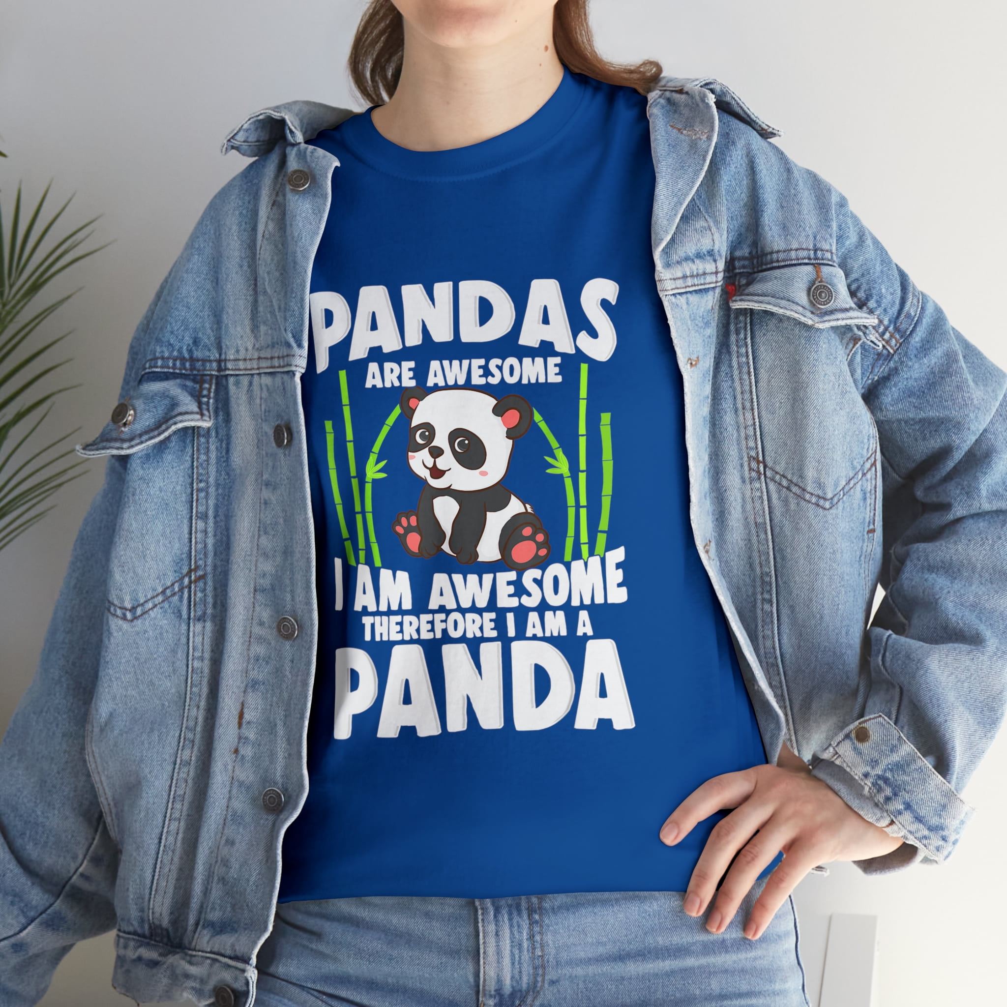 Pandas Are Awesome Panda Bear Tshirt - Walmart.com