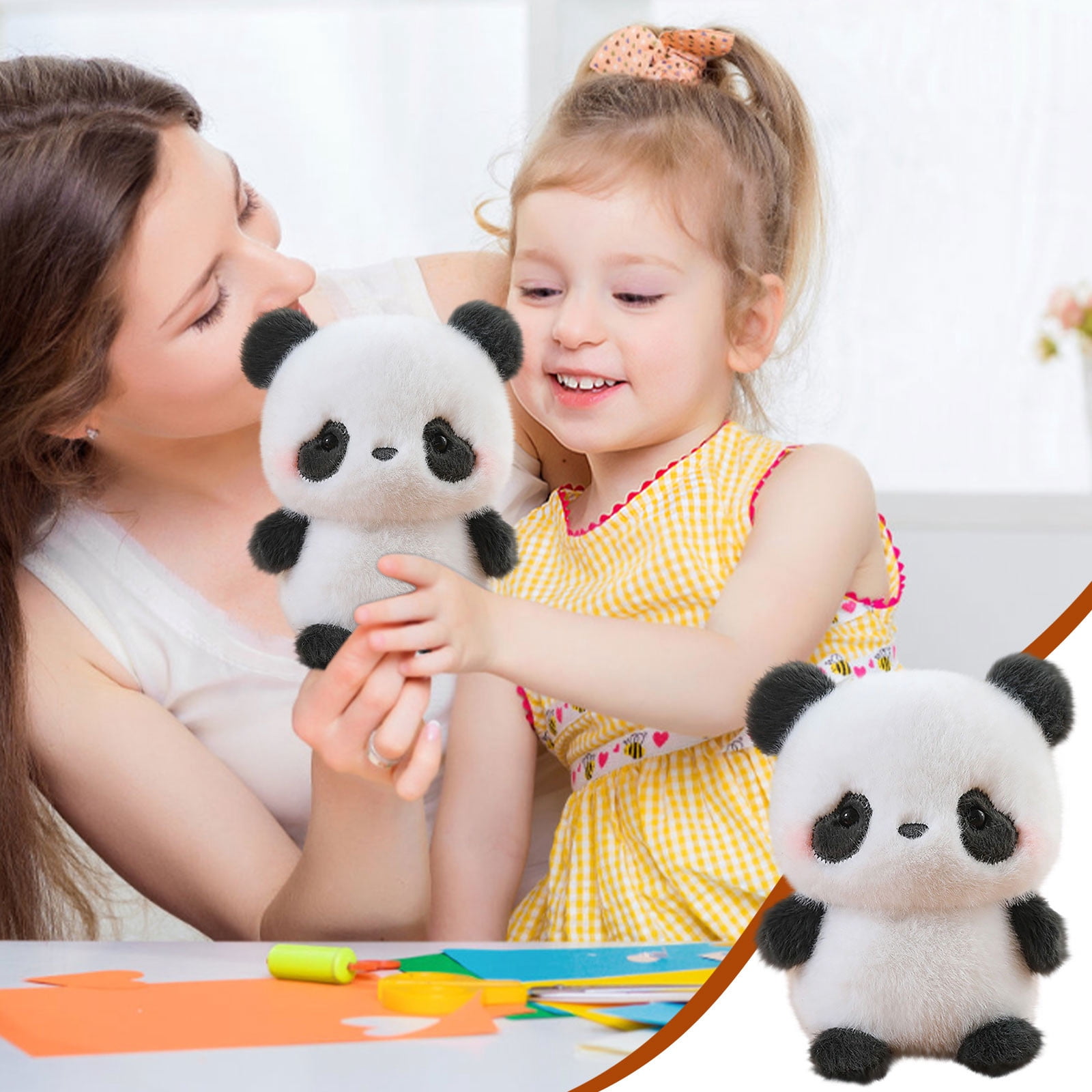 Pandas Stuffed Toy, Soft Plush Toy, Cute Stuffed Pandas, Realistic ...
