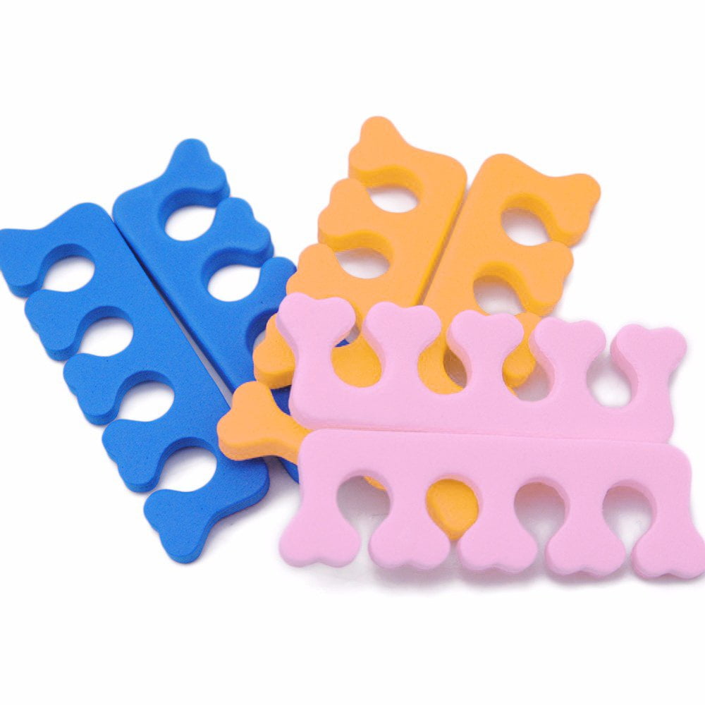 Pandaspa Pedicure Toe Separators Soft Sponge Holding for Nail Spacers ...
