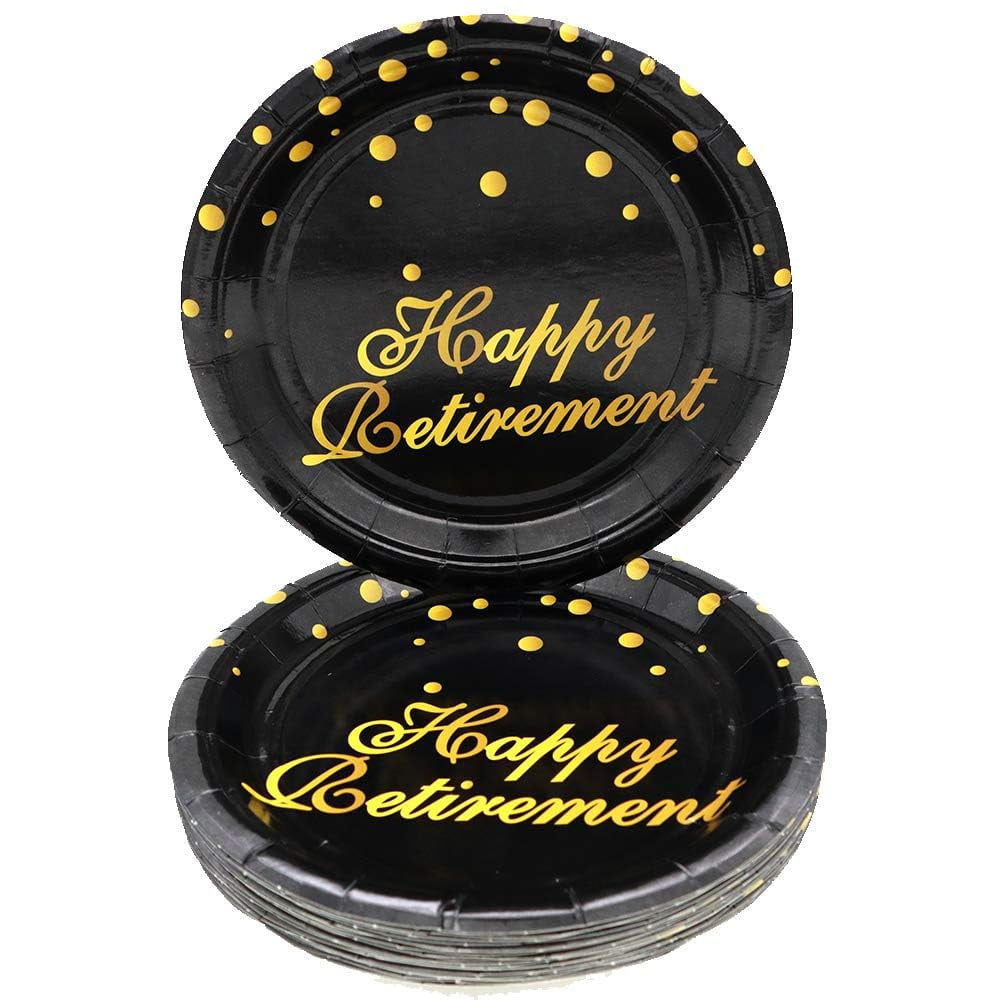 Pandecor Retirement Party Supplies,48 SSF20 PCS Happy Retirement ...