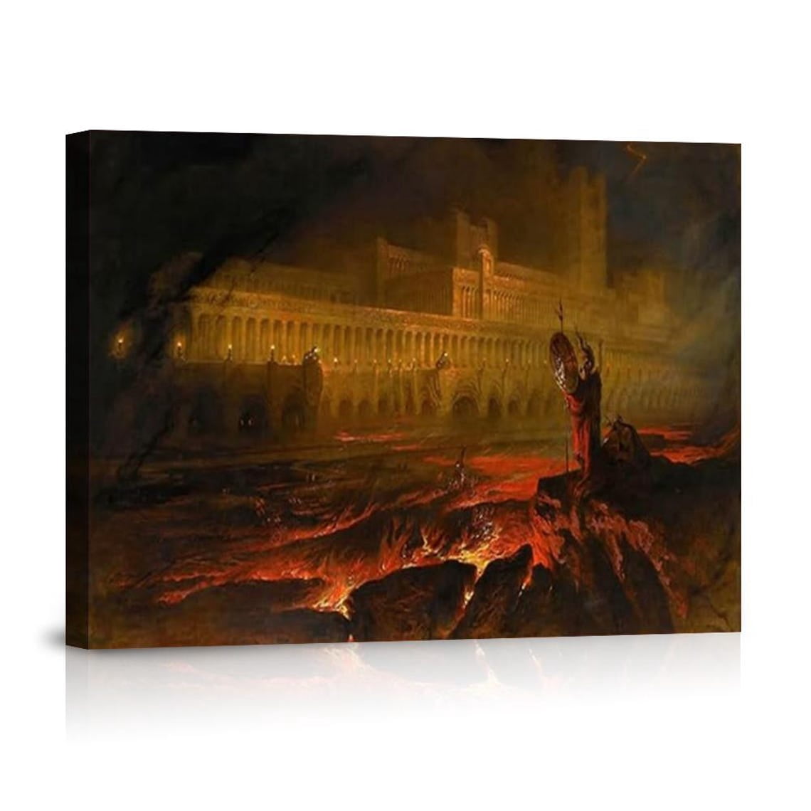 Pandemonium By John Martin Gothic Canvas - Walmart.com