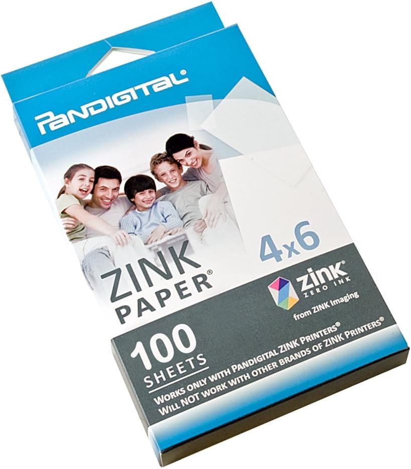 Pandigital Paper for Zero Ink Printer - 100 Pack - Walmart.com