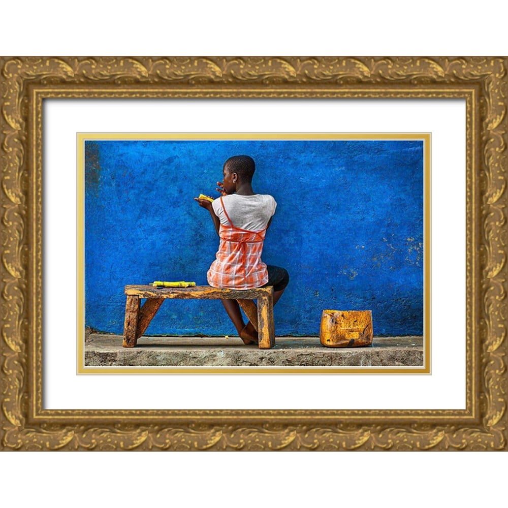 Pandolfini, Sergio 18x13 Gold Ornate Wood Framed with Double Matting ...
