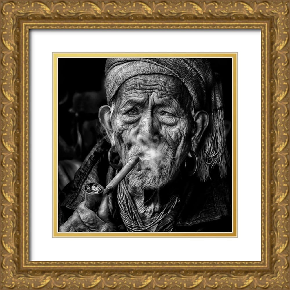 Pandolfini, Sergio 20x20 Gold Ornate Wood Framed with Double Matting ...