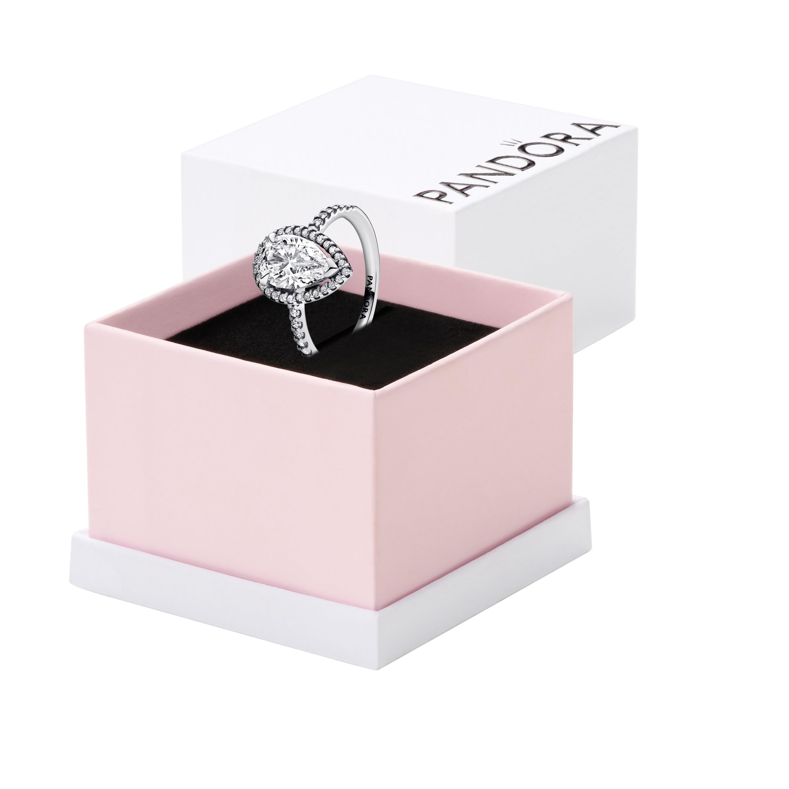 Pandora Sparkling Pear Halo Ring - Walmart.com