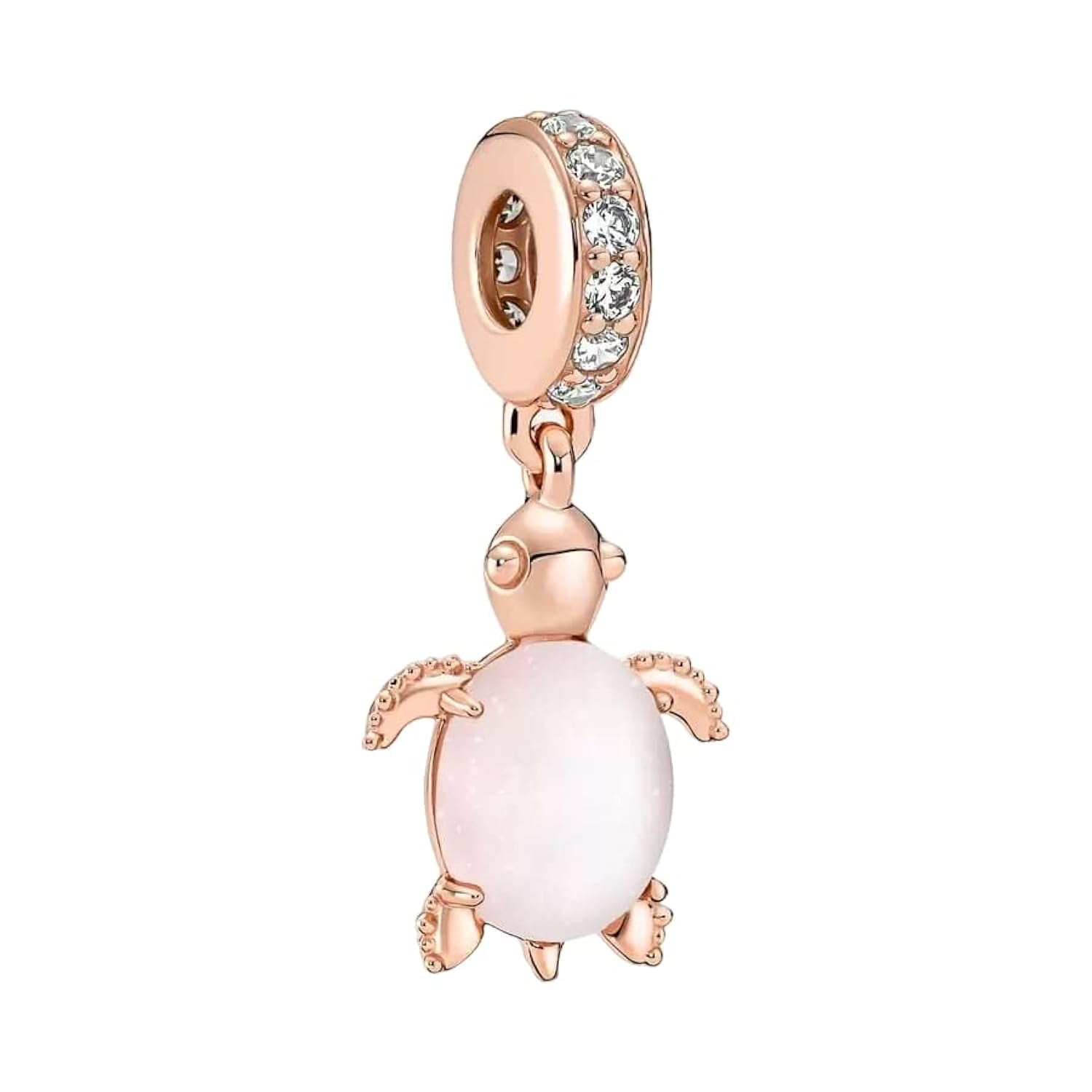 Pandora #788939C01 Murano Glass Pink Sea Turtle Charm Rose Collection ...