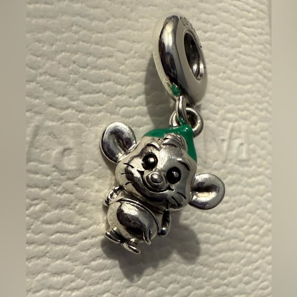 Pandora Disney Cinderella Gus Mouse Dangle Charm - Walmart.com