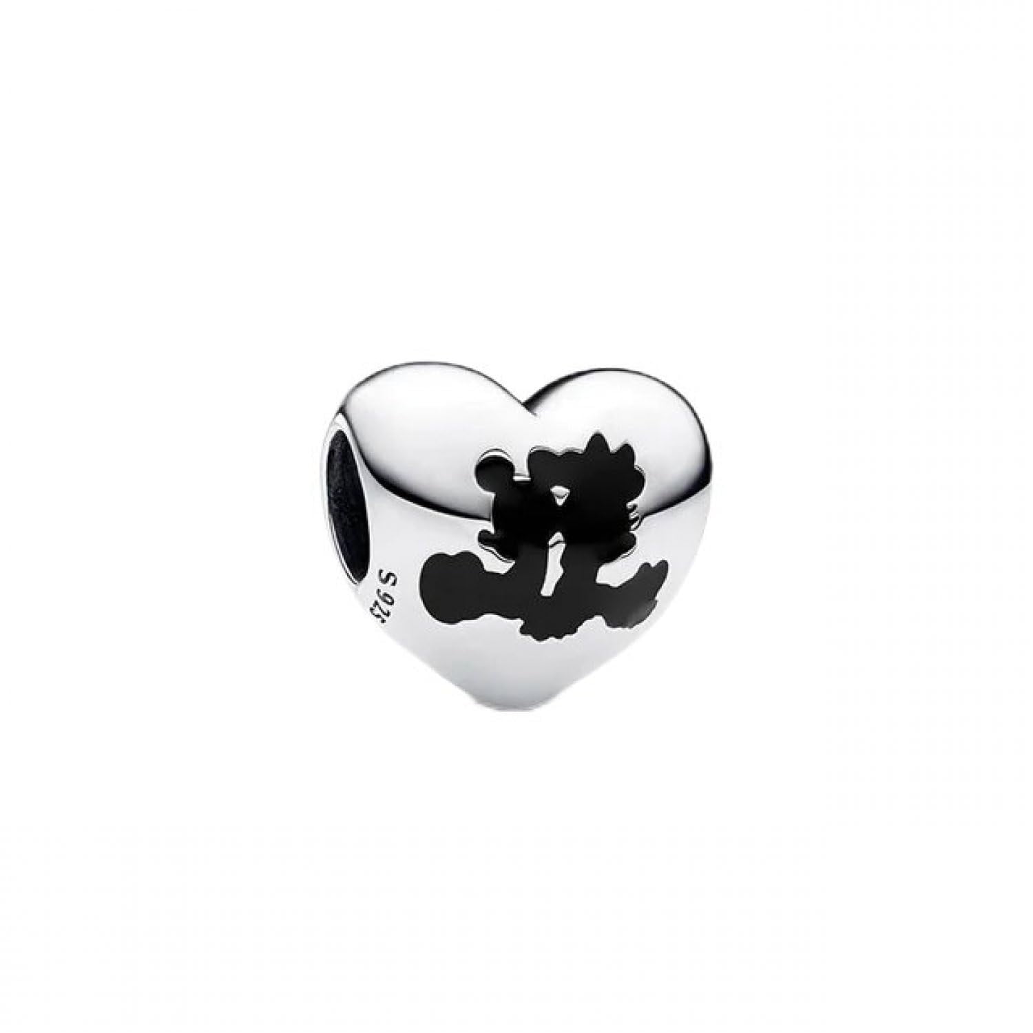 Pandora Disney Mickey Mouse & Minnie Mouse Heart Charm - Walmart.com