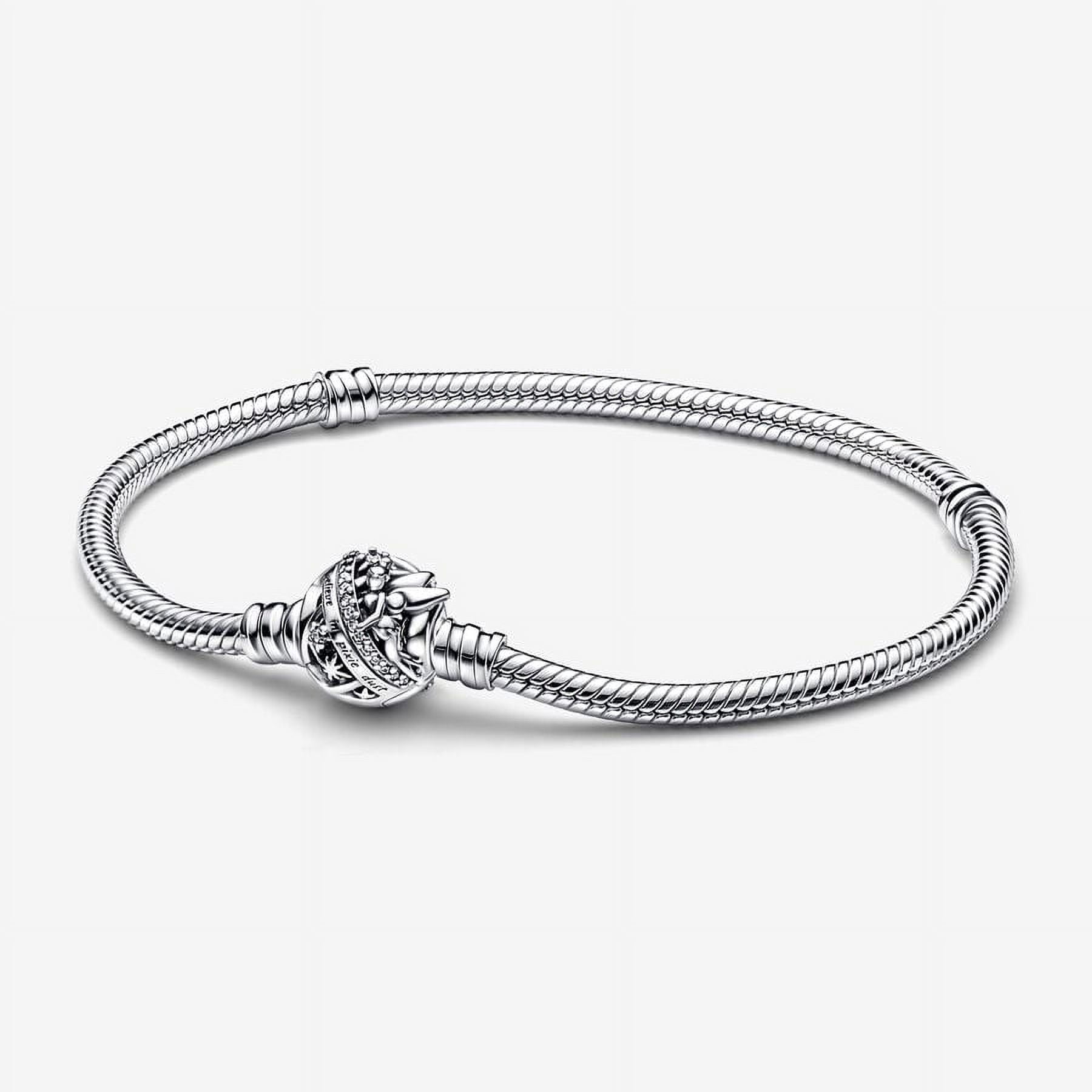 Pandora Disney Tinker Bell Clasp Moments Snake Chain Bracelet - Walmart.com