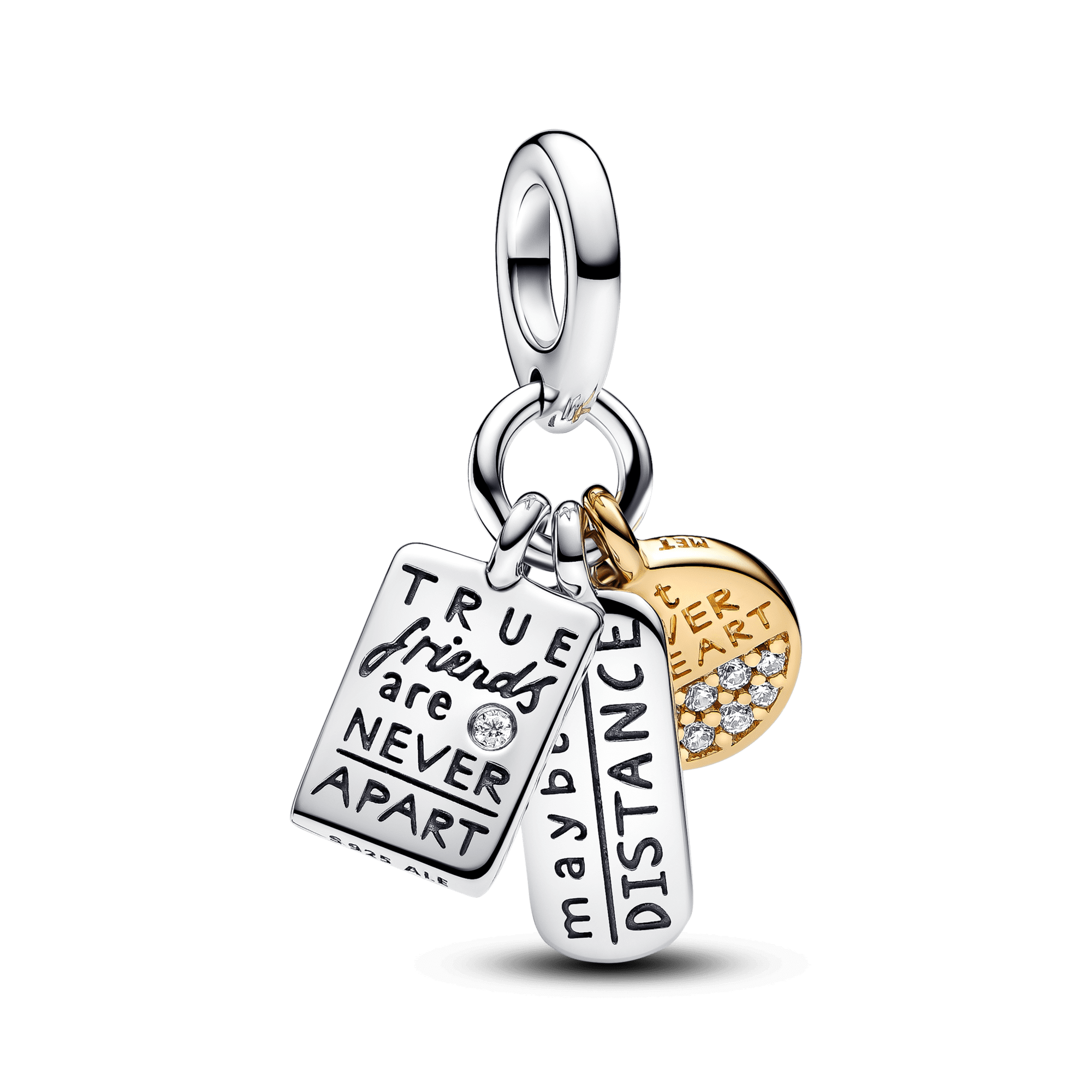 Pandora Moments Friendship Triple Dangle Charm - Walmart.com