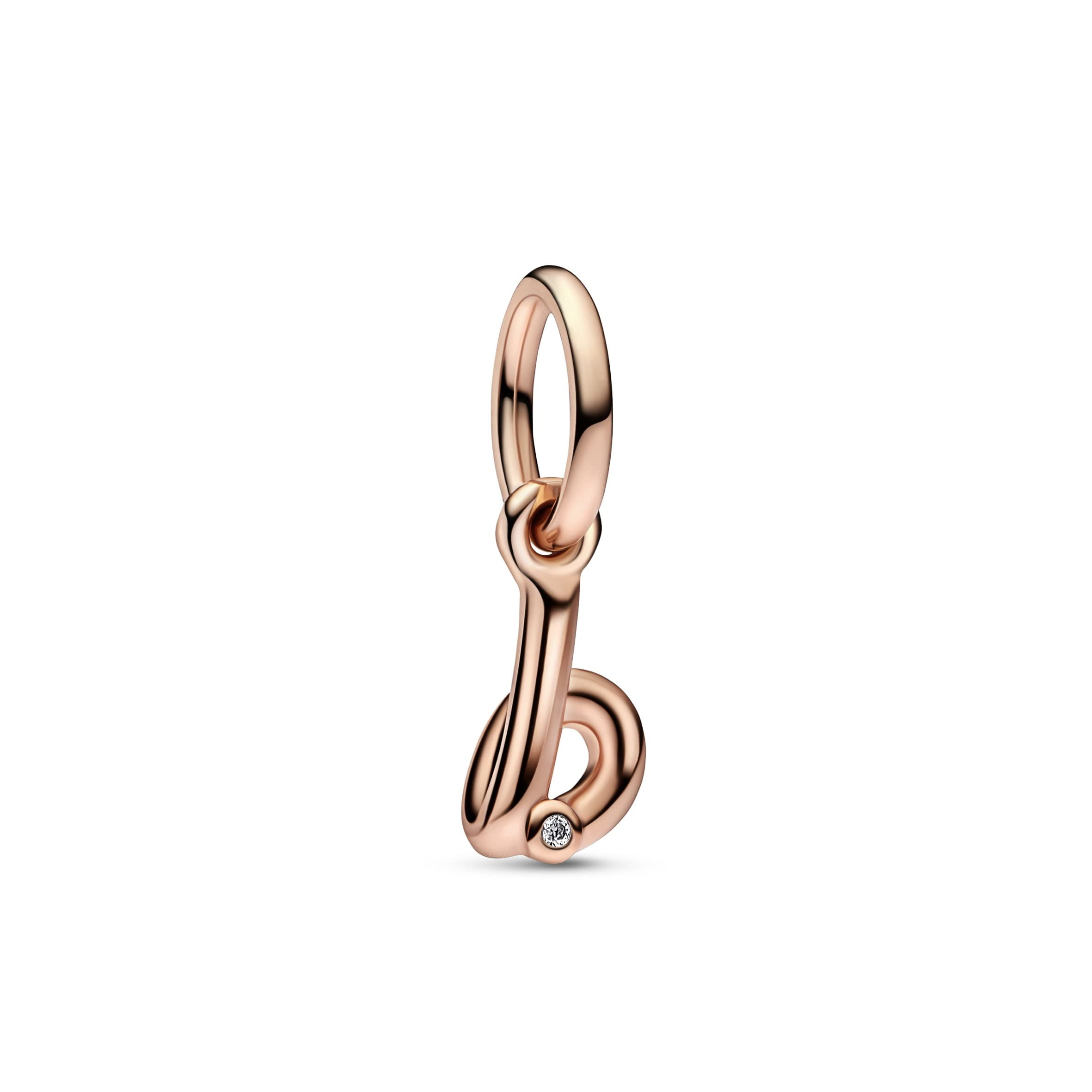 Pandora Letter B Script Alphabet Dangle Charm - Walmart.com