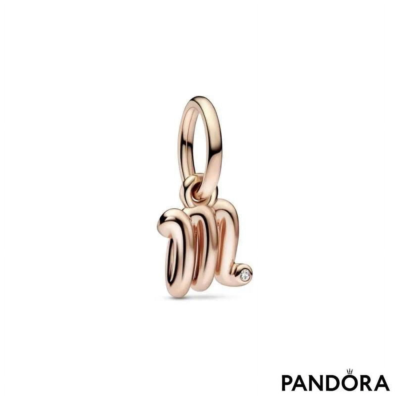 Pandora Letter M Script Alphabet Dangle Charm - Walmart.com