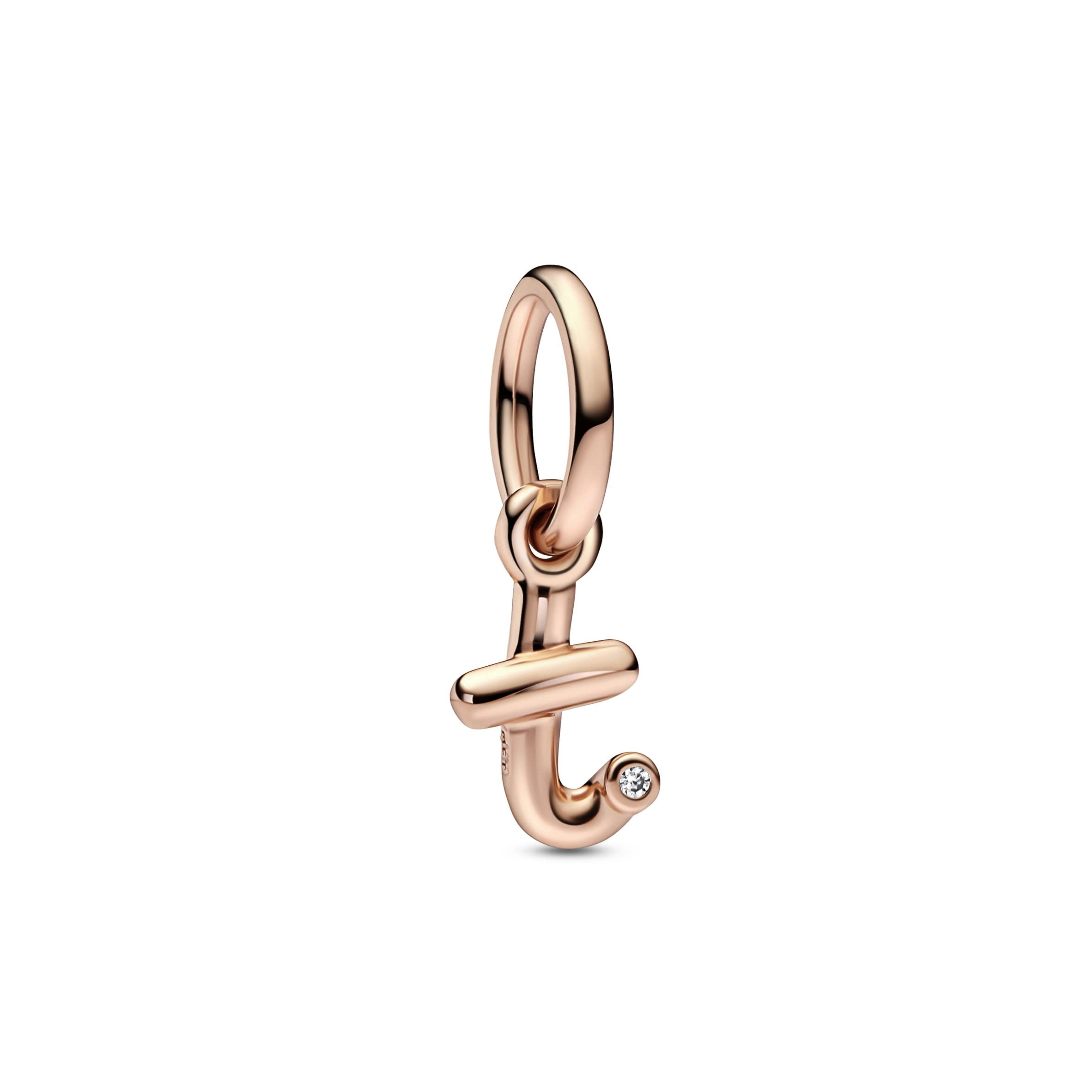 Pandora Letter T Script Alphabet Dangle Charm - Walmart.com