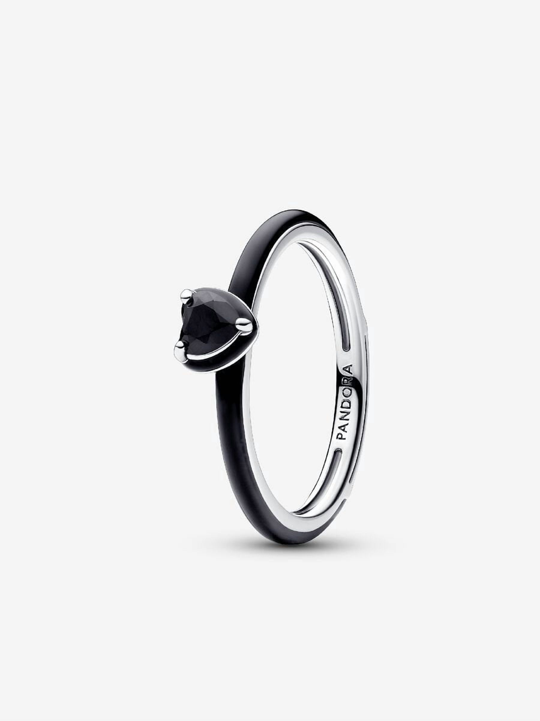Pandora ME Black Chakra Heart Ring (8.5) - Walmart.com