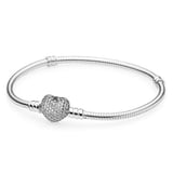 Pandora Authentic Real Sterling Silver Snake Chain Women's Charm ...