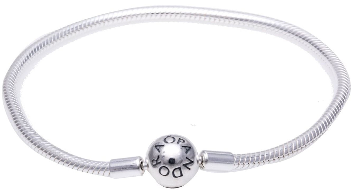 Pandora Moments Authentic Real Sterling Silver Snake Chain Charm ...