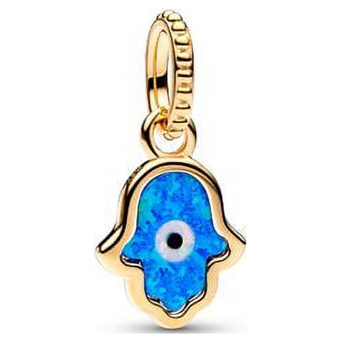 Pandora Opalescent Blue Hamsa Hand Dangle Charm - Walmart.com