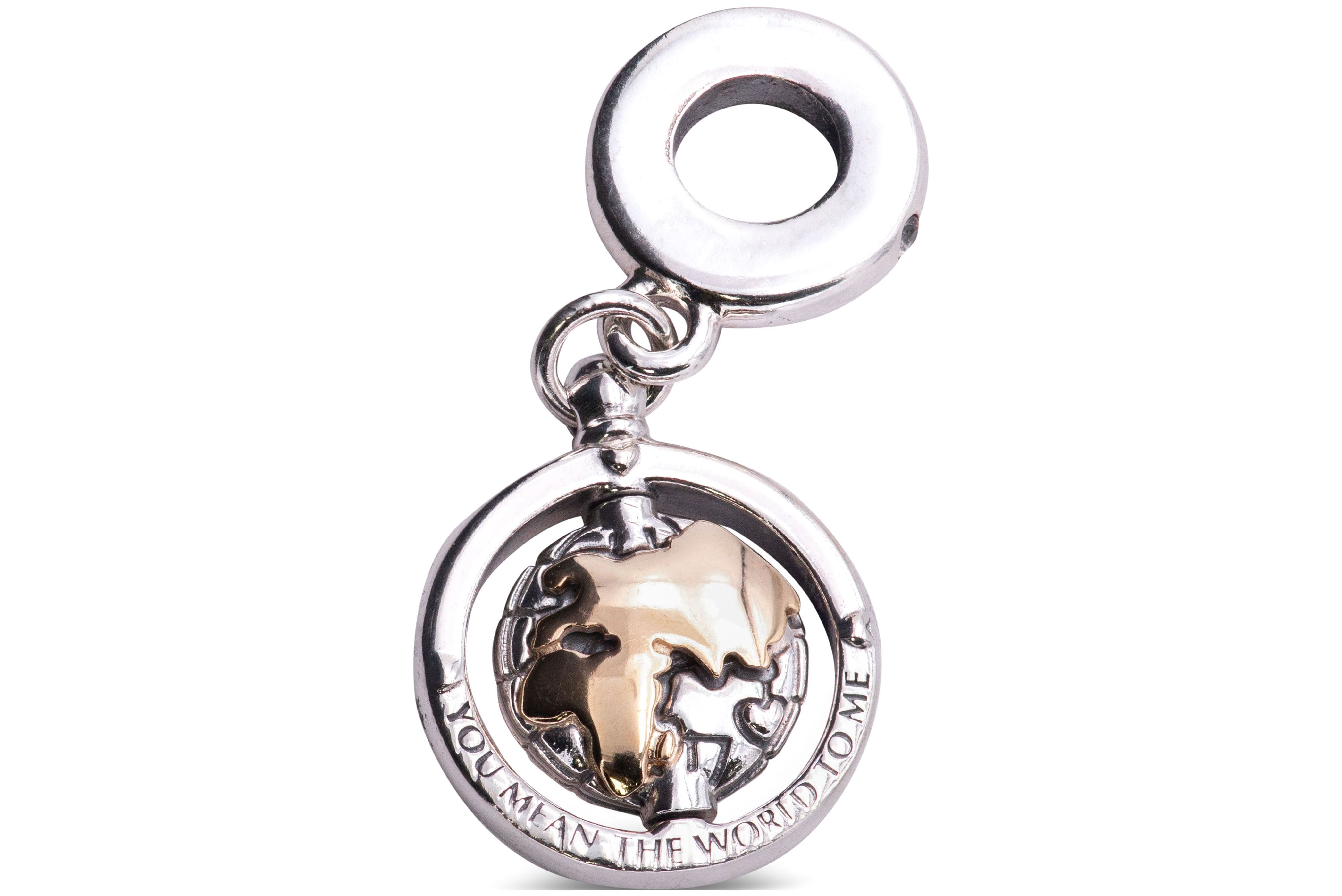 Pandora People Spinning World Dangle Charm - 799303C01 - Walmart.com