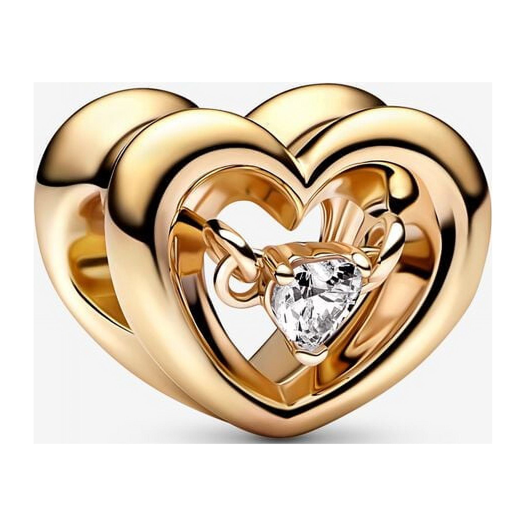 Pandora Radiant Heart & Floating Stone Charm - Walmart.com