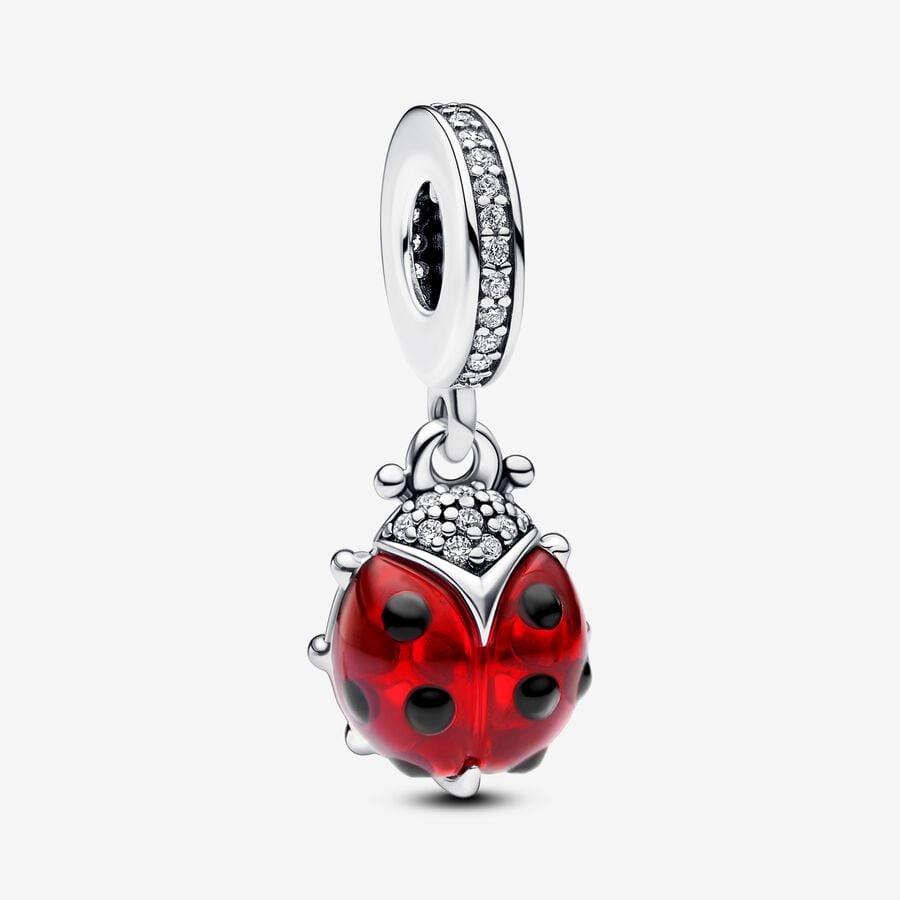 Pandora Red Ladybird Dangle Charm - Walmart.com