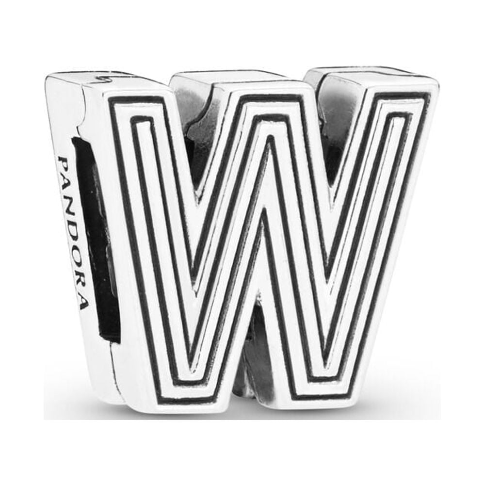 Pandora Reflexions Letter W Clip Charm - 798219 - Walmart.com