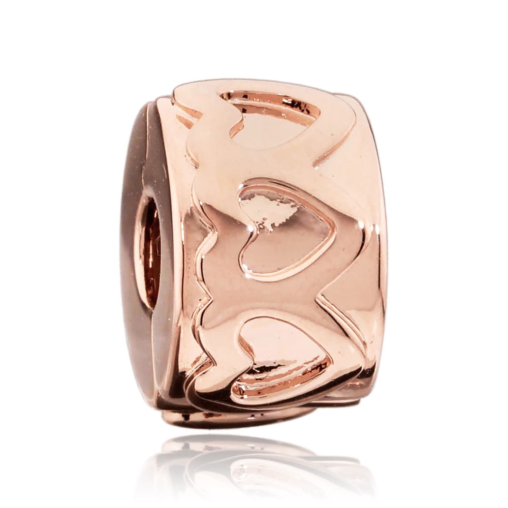 Pandora Rose Row Of Hearts Clip Charm 781978 - Walmart.com