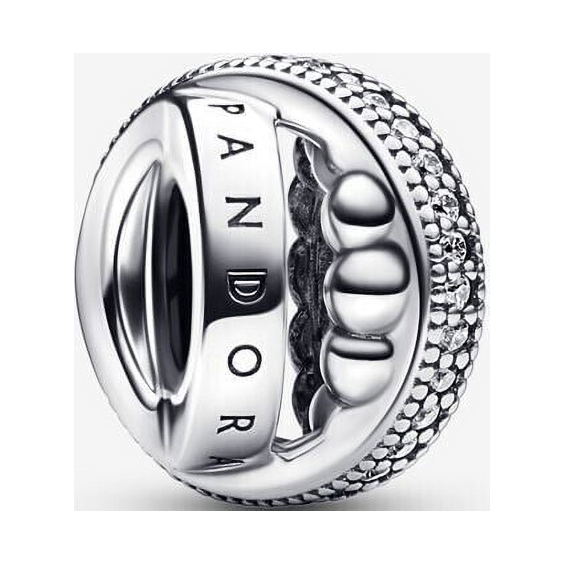 Pandora Signature Logo Pavé & Beads Charm - Walmart.com