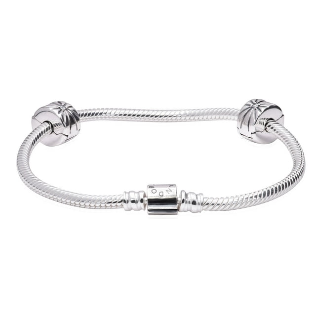 Pandora Sterling Silver Barrel Clasp Iconic Bracelet Gift Set - Walmart.com
