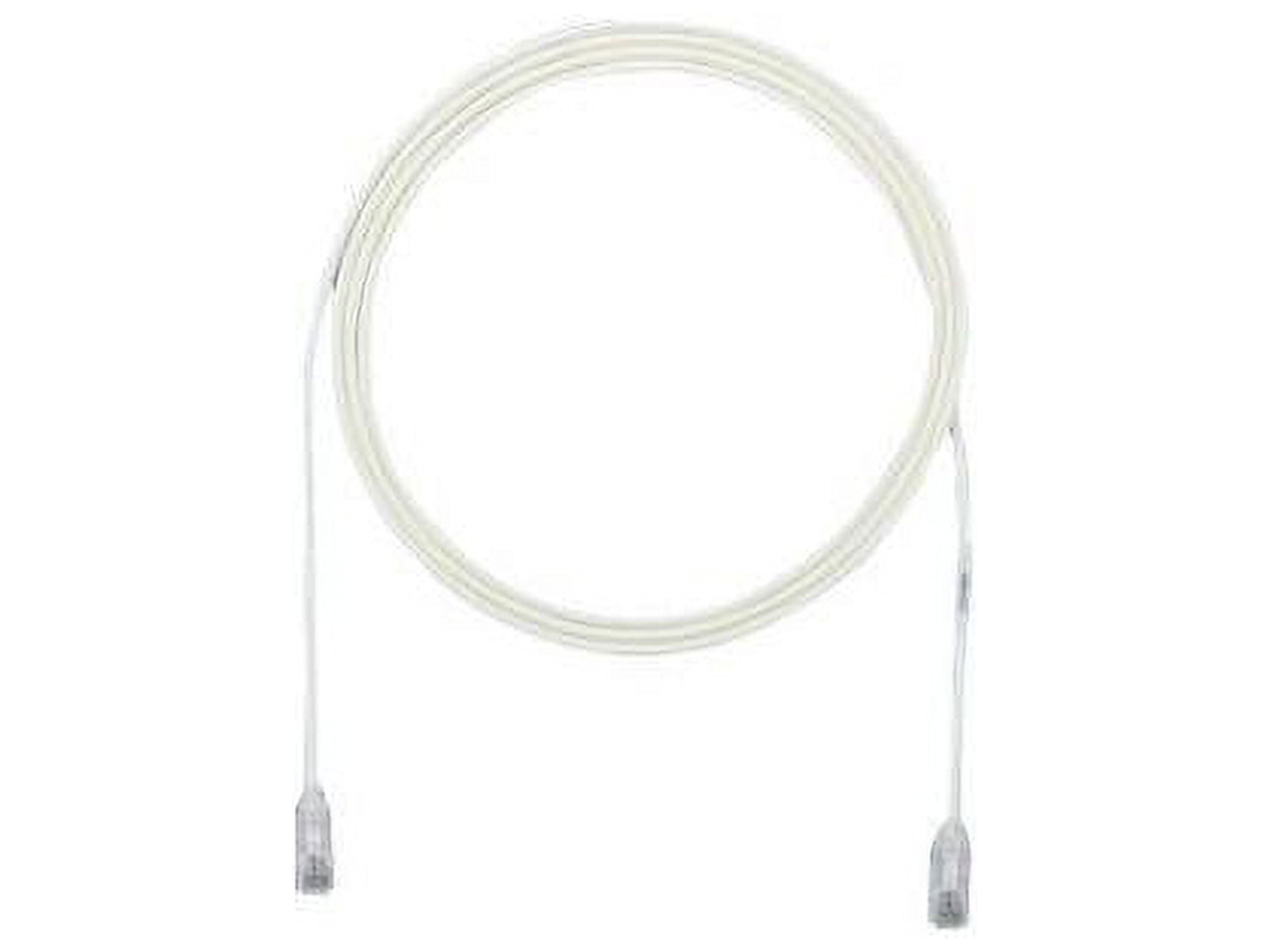 Panduit 10ft Cat.6 UTP Patch Network Cable - Clear, Off White - Walmart.com