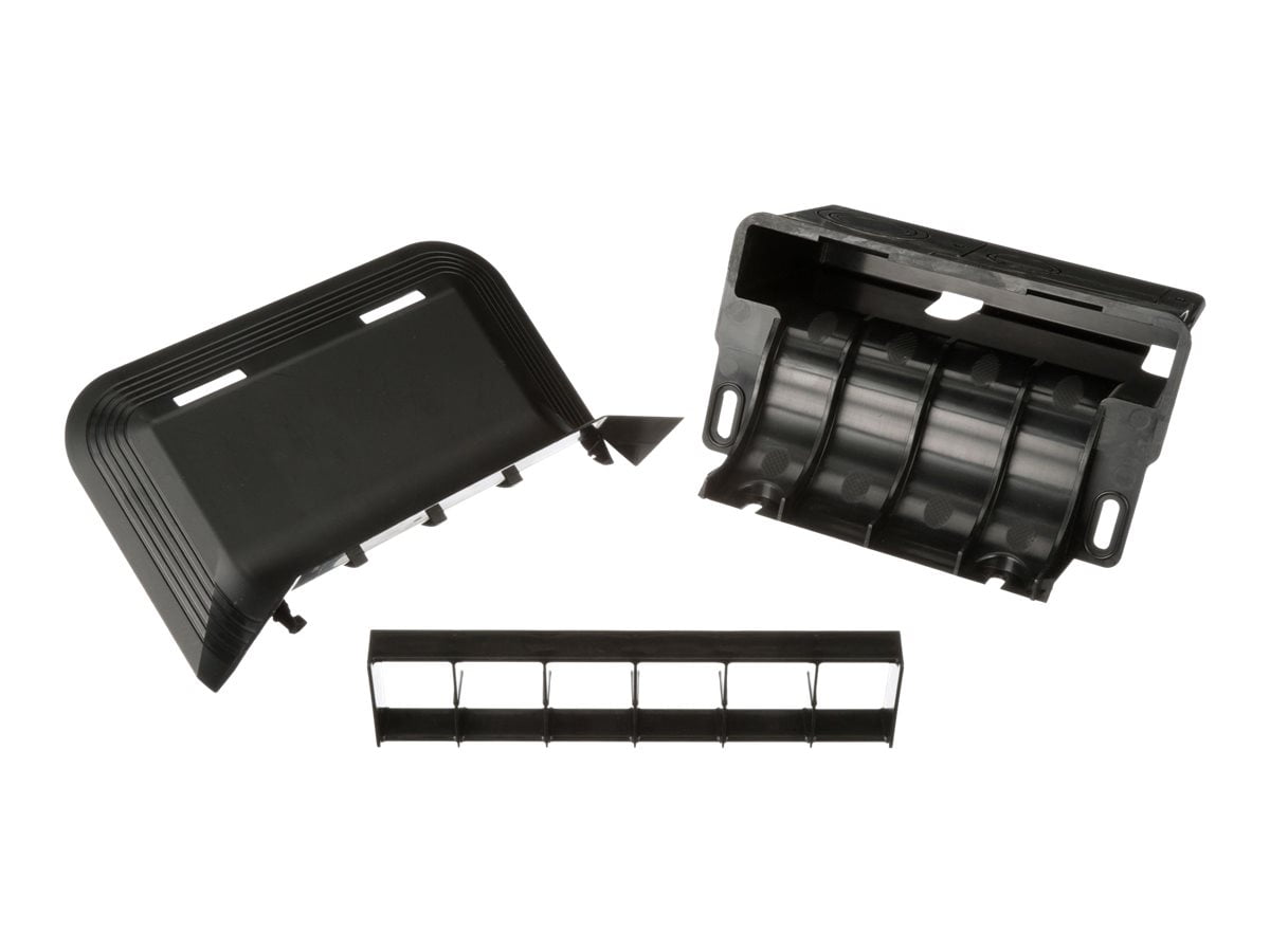 Panduit Above Floor Raceway Wall Transition Fitting Black AFR4WTRBL ...