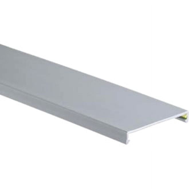 Panduit C4LG6 Wiring Duct Cover, PVC, Light Gray - Walmart.com