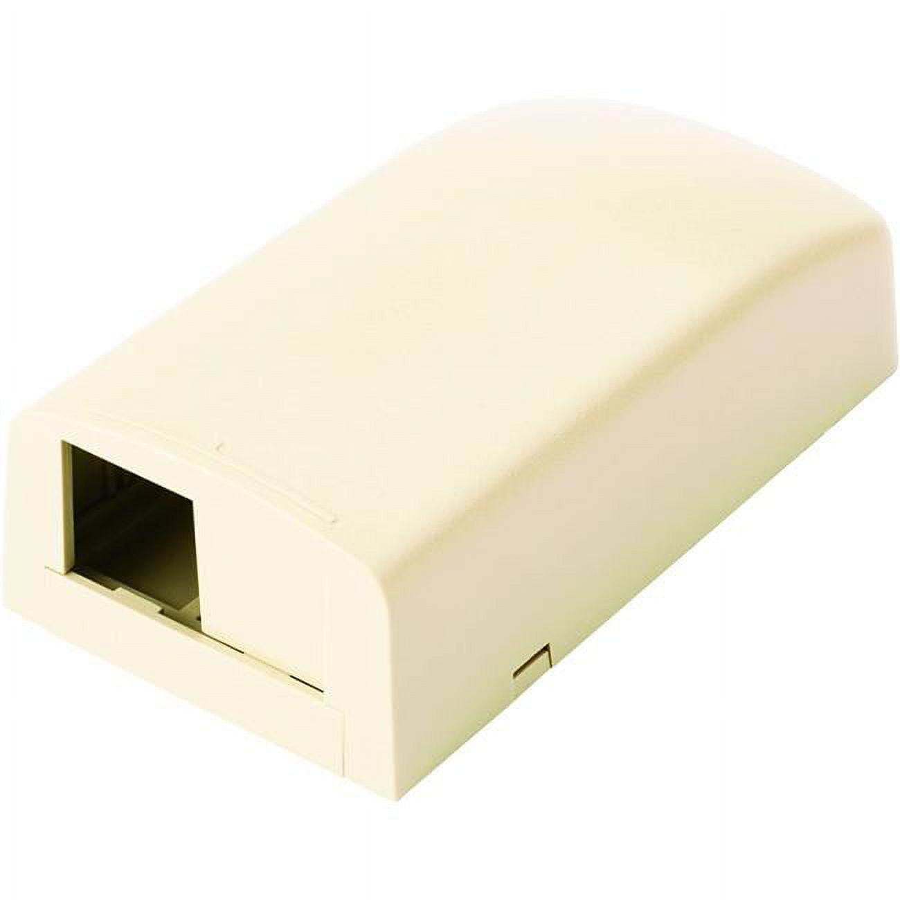 Panduit CBX2EI-AY 2-Port Surface Mount Box, Electric Ivory - Walmart.com
