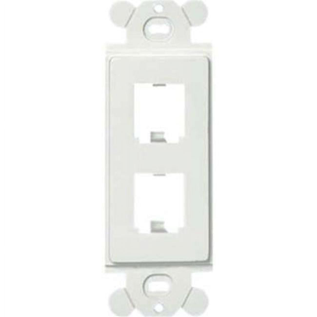 Panduit Electrical Wall Plate, 2-Port Mini-Com Frame Rectangular ...