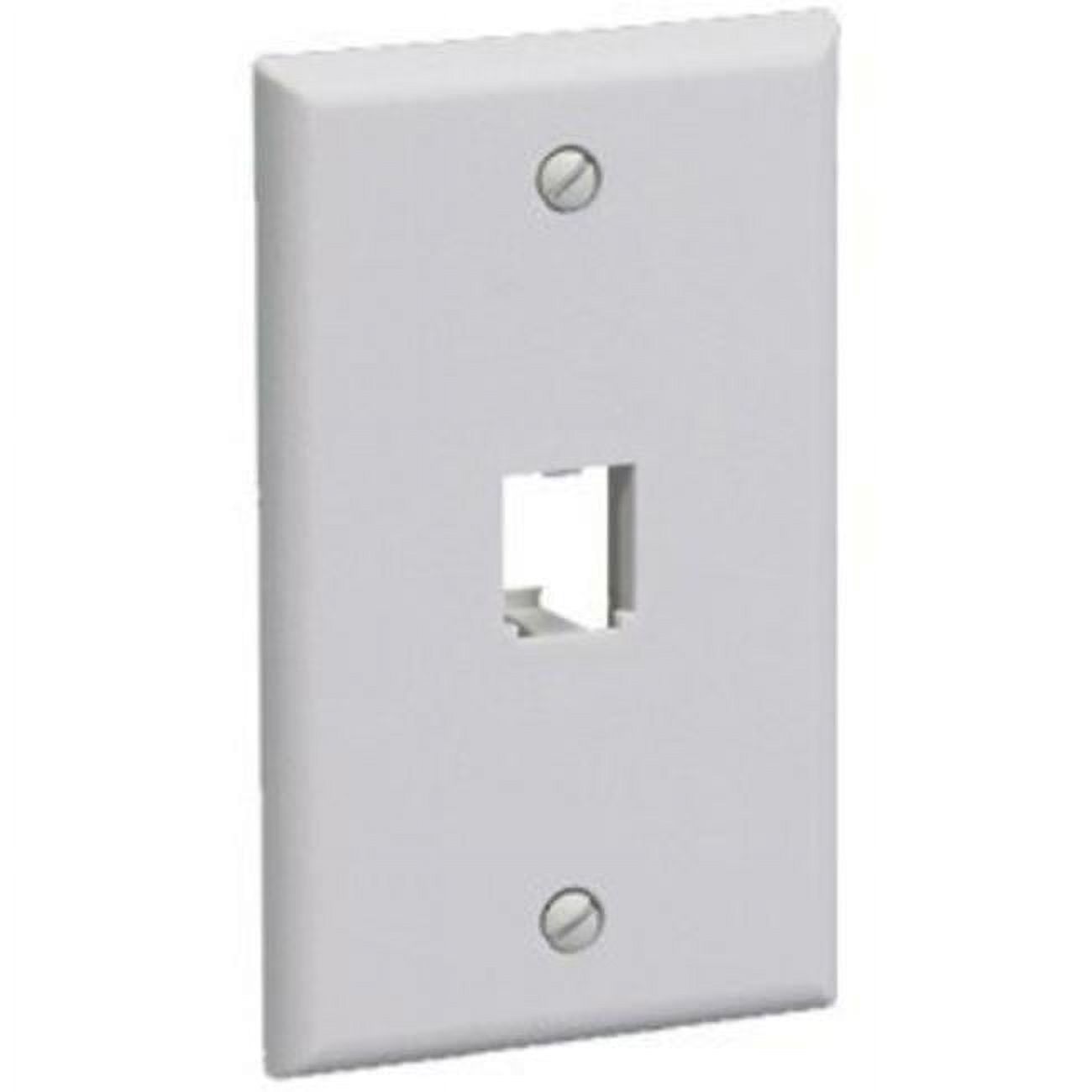 Panduit CFP1IW 1-Gang Mini-Com Accepts Classic V Faceplate, Off-White ...