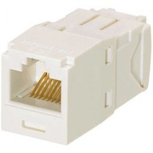 Panduit CJ688TGAW-24 Mini-Com TX6 Plus Cat6 Jack, Arctic White, Pack of ...