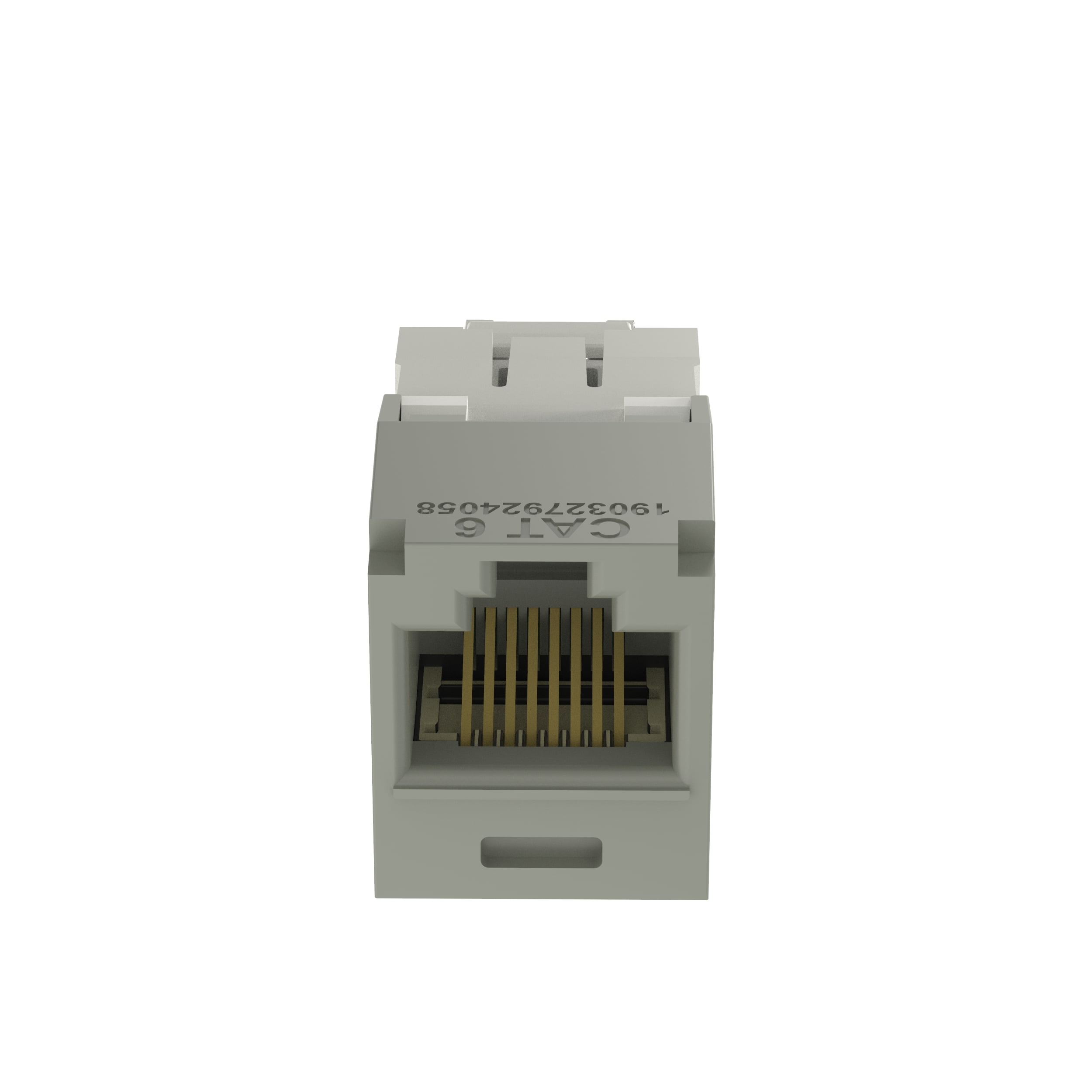 Panduit CJ688TGIG Mini-Com TX6 Plus Giga-Channel Cat6 Jack, Gray, Box ...
