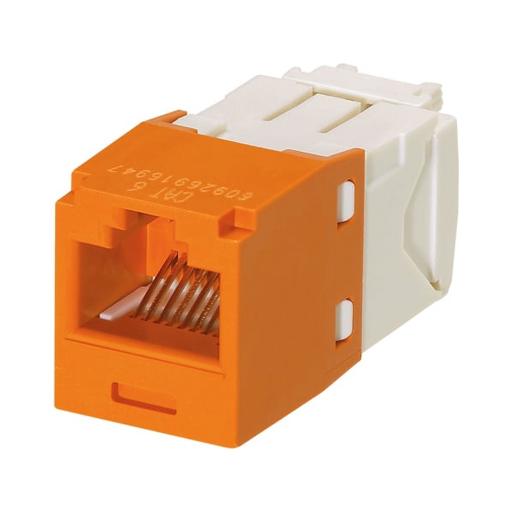 Panduit CJ688TGOR Mini-Com TX6 Plus Giga-Channel Cat6 Jack, Orange, Box ...