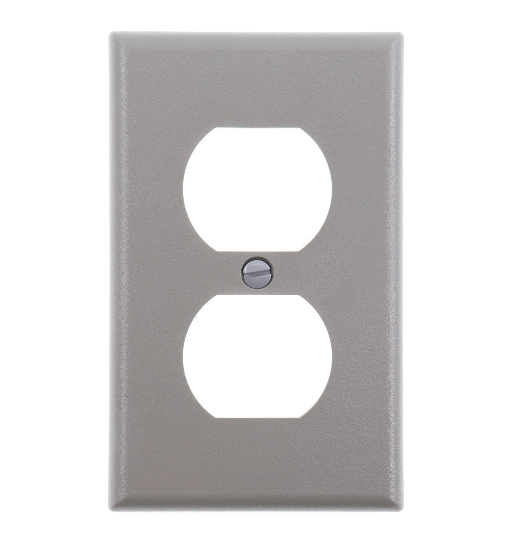 Panduit CP106IG Pan-Way Duplex Receptacle Cover Face Plate, Single-Gang ...