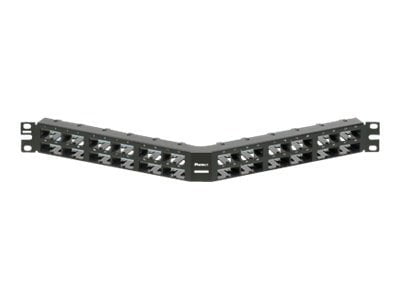 Panduit CPPA48HDEWBL Pan-Net 48-Port Angled High-Density Mini-Com Patch ...