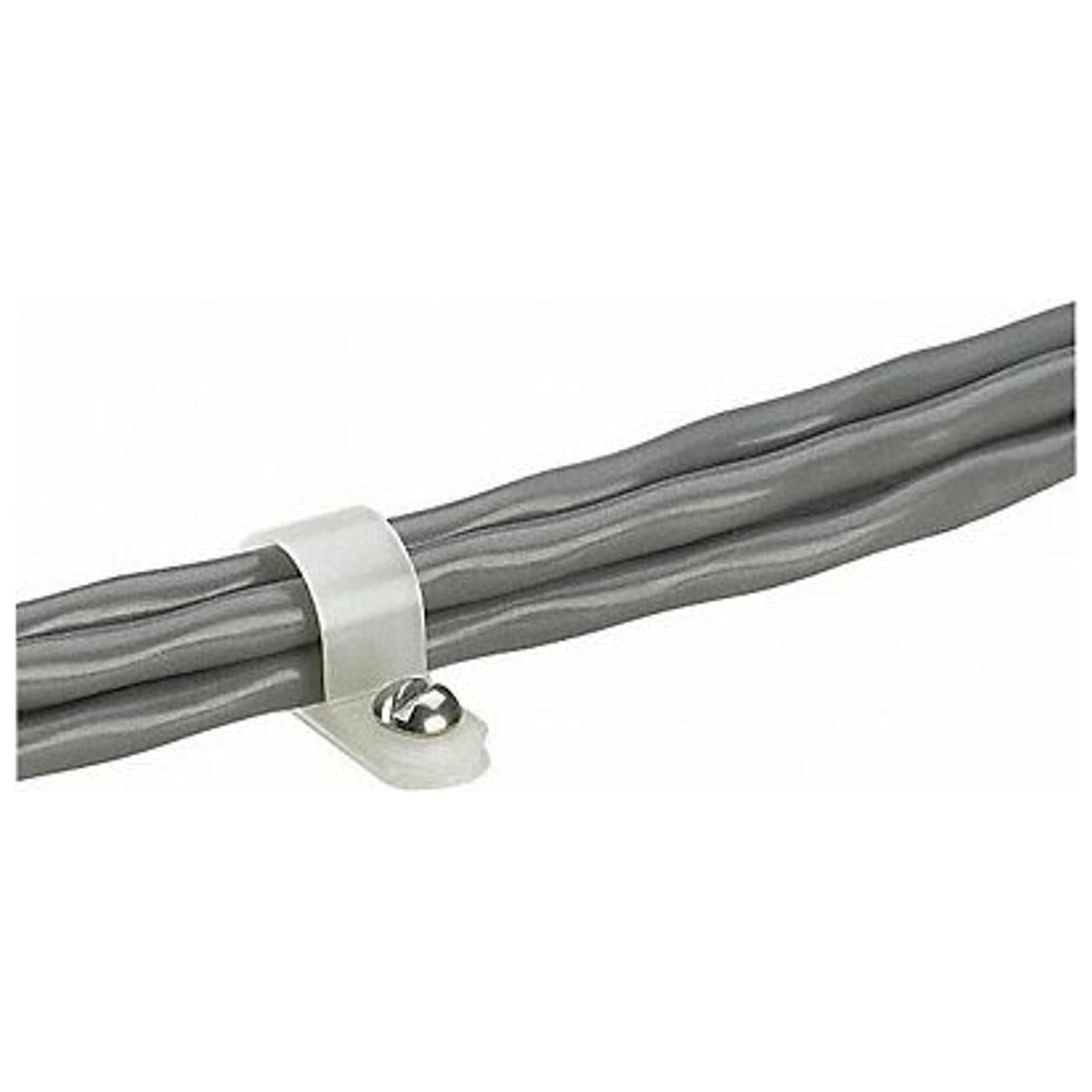 Panduit Cable Clamp,Screw-On,Screw,Natural,PK100 CCS50-S8-C - Walmart.com