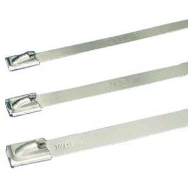 Panduit Cable Tie,20.5 in,Silver,PK50 MLT6H-LP - Walmart.com