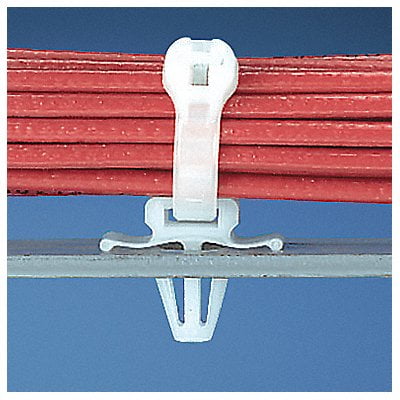 Panduit Cable Tie Mount,Arrowhead,Nat,PK100 PWMS-H25-C - Walmart.com