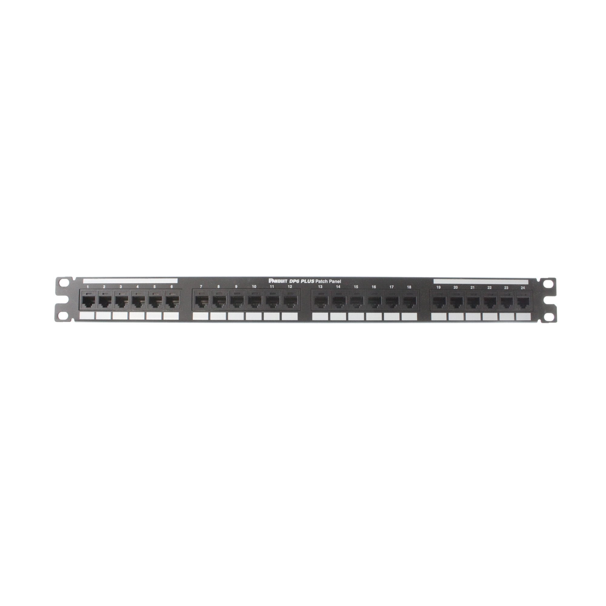Panduit DP24688TGY Category-6 24-Port Flat Punchdown Patch Panel CA3 ...