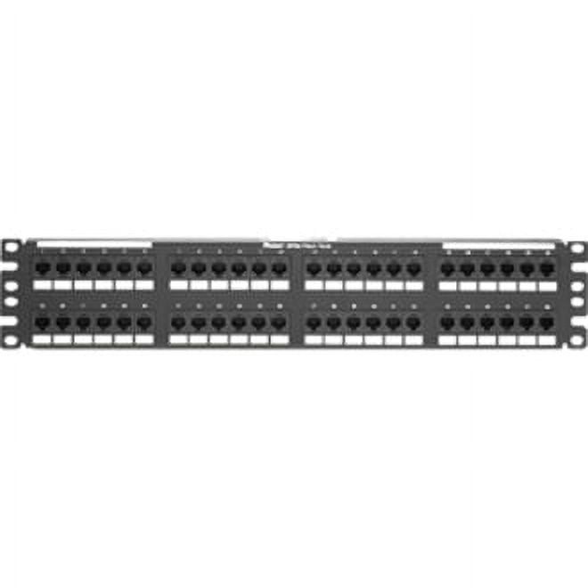 Panduit DP486X88TGY Category-6A 48-Port Flat Punchdown Patch Panel ...
