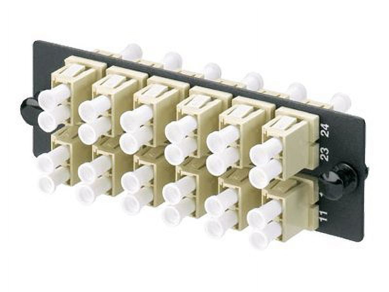 Panduit FAP12WEIDLC Multi-Mode 12-Port Fiber Adapter Panel with ...